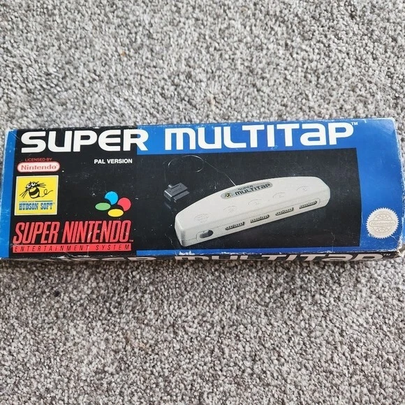 VINTAGE 1993 SUPER Nintendo SNES Original Super Multitap Rare! NOS $90. ...