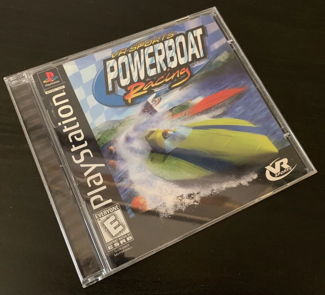 VR SPORTS POWERBOAT Racing (Sony PlayStation 1, PS1) complet avec étui ...