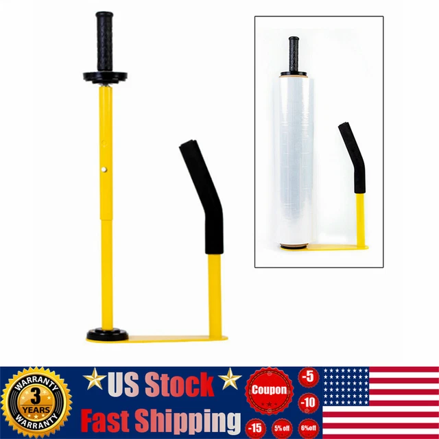 HAND-HELD PALLET WRAP Dispenser Lightweight Plastic Stretch Film Shrink ...