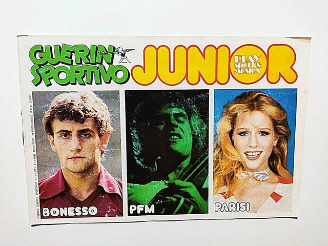 GUERIN SPORTIVO JUNIOR Loris Bonesso-Pfm-Heather Parisi-Loredana Berte ...