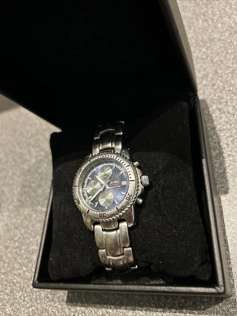 ZEITNER COMMANDO MENS Watch Chronograph Boxed £55.00 - PicClick UK