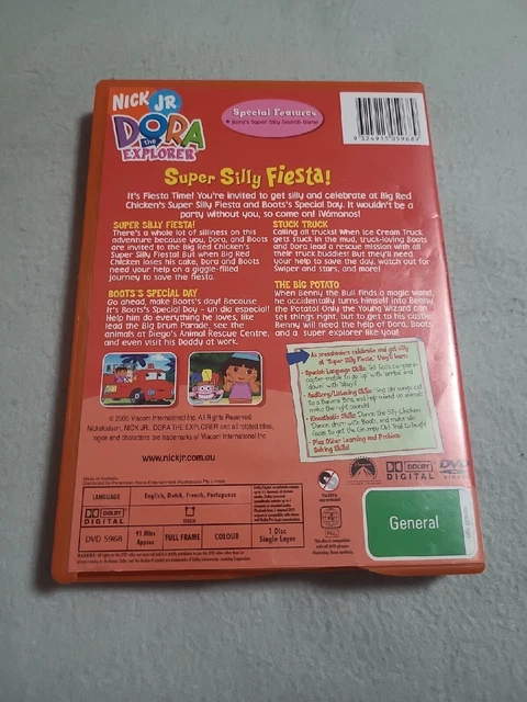 DORA THE EXPLORER - Super Silly Fiesta (DVD, 2000) EUR 3,61 - PicClick IT