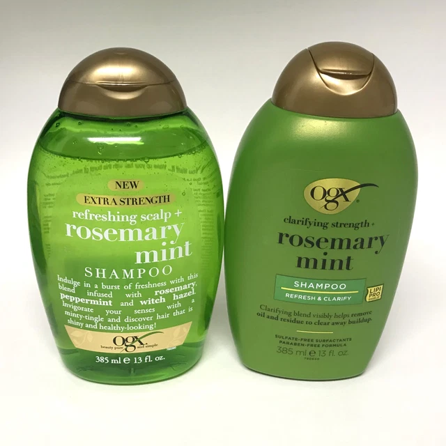 OGX EXTRA STRENGTH Refreshing Scalp Clarifying + Rosemary Mint Shampoo ...