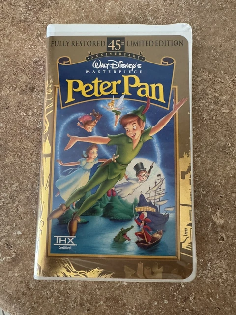 WALT DISNEYS PETER Pan Masterpiece Collection VHS 12730 45th Anniversary RARE £193.50 - PicClick UK