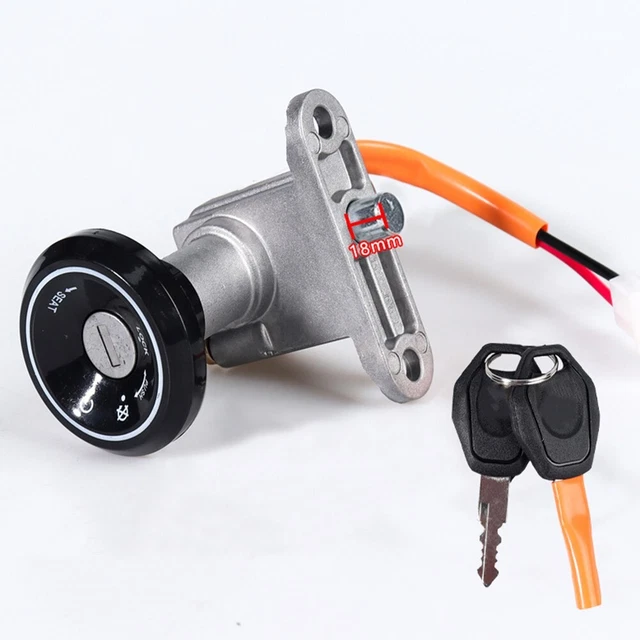 SECURE IGNITION KEY Switch for Electric Bike Battery Case Locking ...