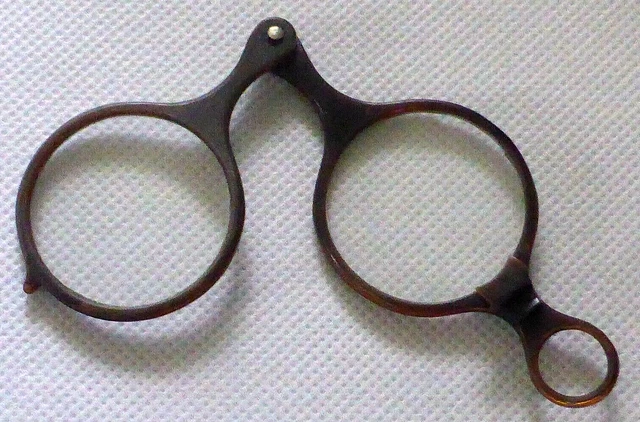 RARE ANTIQUE GEORGIAN Scissor Spectacles, Pince-Nez or Binocles-Ciseaux ...