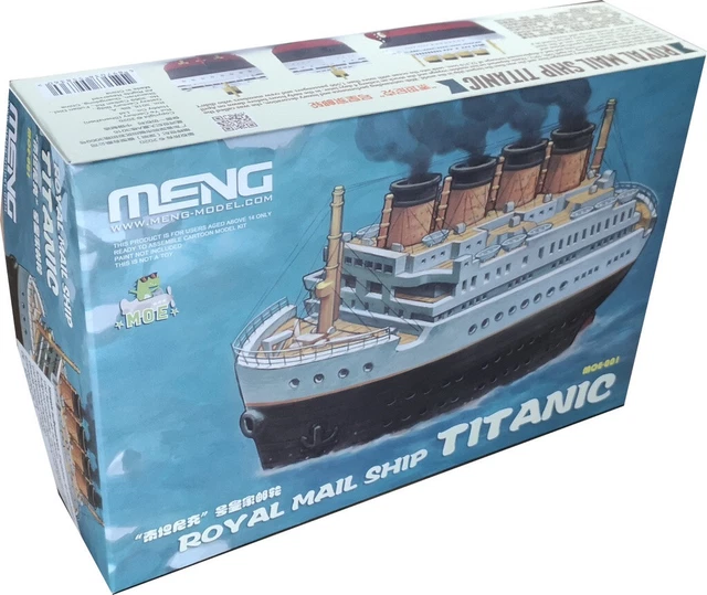 MODÈLE MENG RMS Titanic Cartoon kit de modélisme, convivial pour les ...