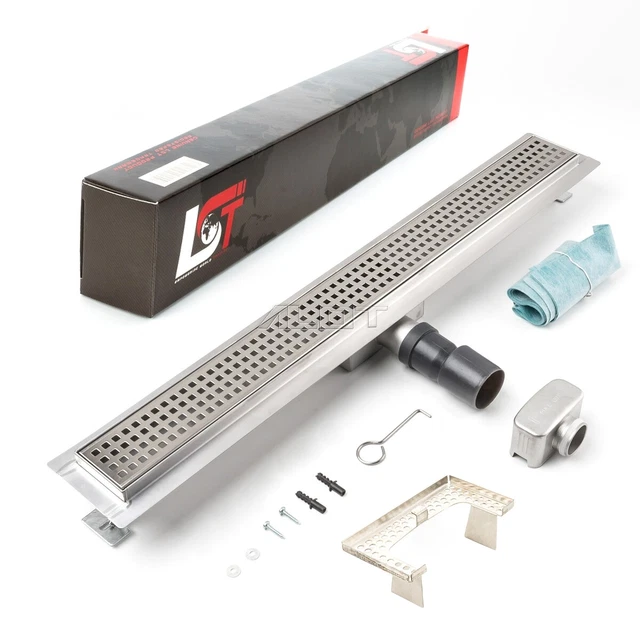 SHOWER GUTTER SQUARES 700x70mm drain shower rust with stainless steel ...