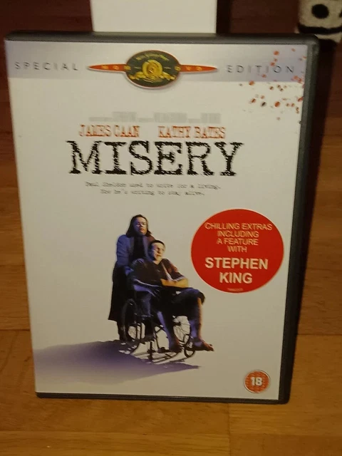 MISERY - SPECIAL Edition R2 DVD James Caan & Kathy Bates Like New Free ...
