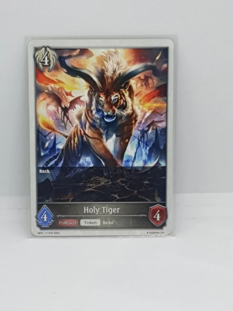 HOLY TIGER TOKEN SHADOWVERSE EVOLVE SVE English $1.00 - PicClick AU