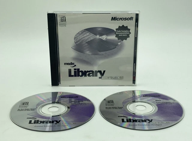 MICROSOFT VISUAL STUDIO Basic Enterprise Professional 6.0 6 MSDN ...
