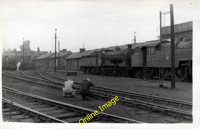 RAILWAY PHOTO 6X4 ex LNER J60 0-6-0 64222 at Ardsley Shed c1960 £3.50 ...