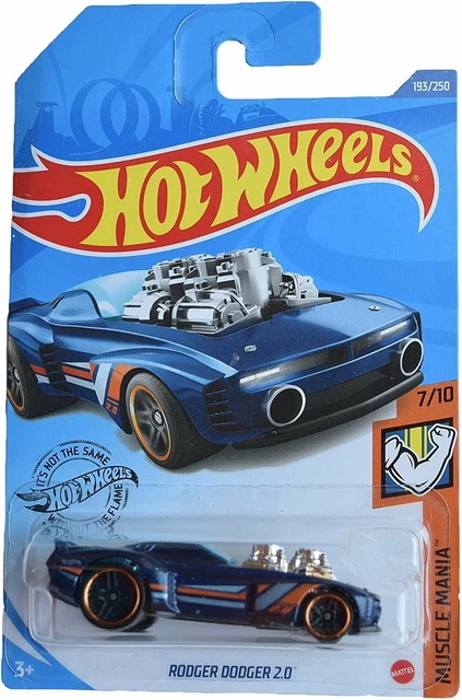 DIECAST HOTWHEELS RODGER Dodger 2.0, Muscle Mania 7/10 [Bleu] 193/250 ...