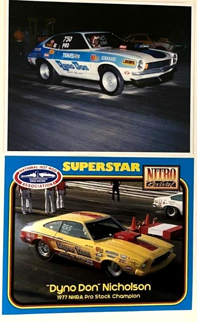 DYNO DON NICHOLSON Nhra 1977 Pro Stock Champ Drag Racing Rare Photo ...