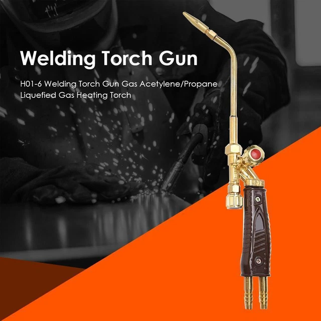 GAS BRAZING TORCH H01-6 Injection Oxygen Acetylene Liquified Gas ...