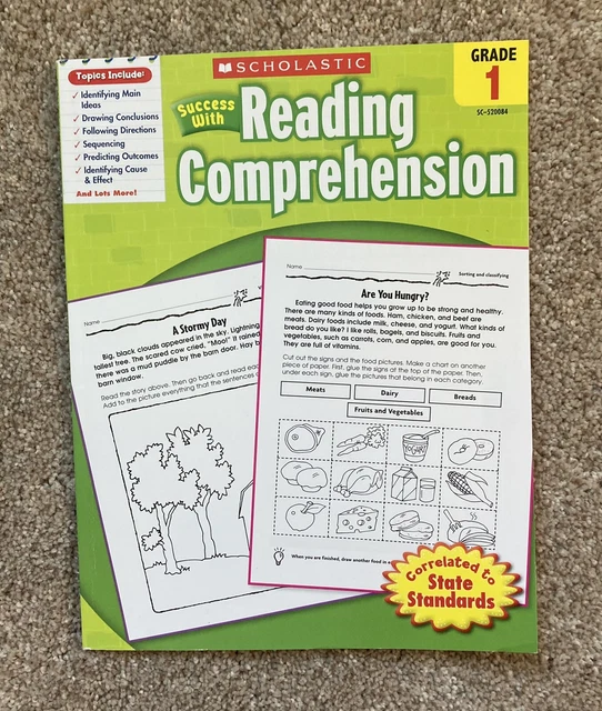 SCHOLASTIC READING COMPREHENSION Grade 1 5 00 PicClick SCHOLASTIC READING COMPREHENSION Grade 1 5 00 PicClick