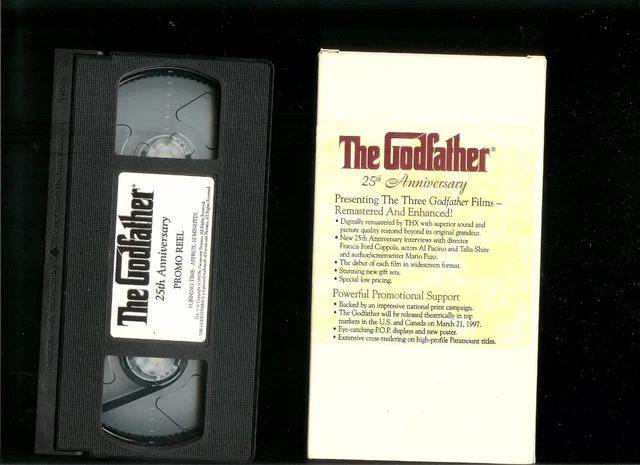 THE GODFATHER 25TH Anniversary VHS Promo Tape -1997 - 10 Minutes Long ...