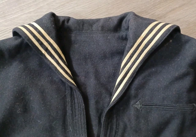 VINTAGE WW2 US Navy Crackerjack Jumper Uniform Top Size 38R - Radarman ...