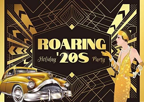 THE GREAT GATSBY Retro 1920s Backdrop Roaring 20s Party Photography ...