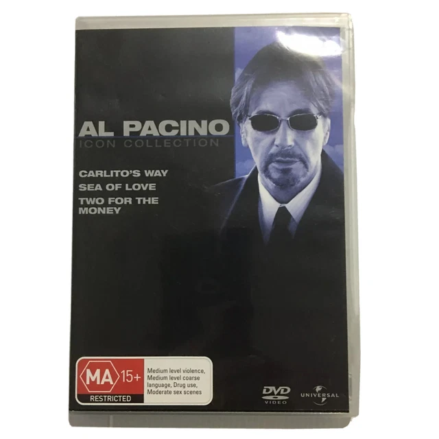 AL PACINO ICON Collection Carlito's Way Sea Of Love Two For The Money ...