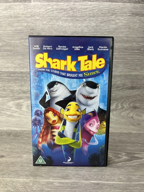 SHARK TALE VHS Video Cassette Tape - Will Smith - Robert De Niro - PAL ...