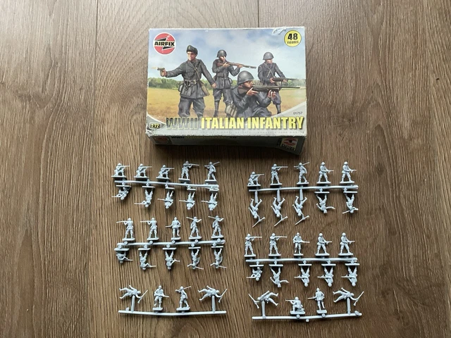 AIRFIX TOY SOLDIERS WW2 Italian Infantry 1/72 Scale 48 Figures £6.99 - PicClick UK
