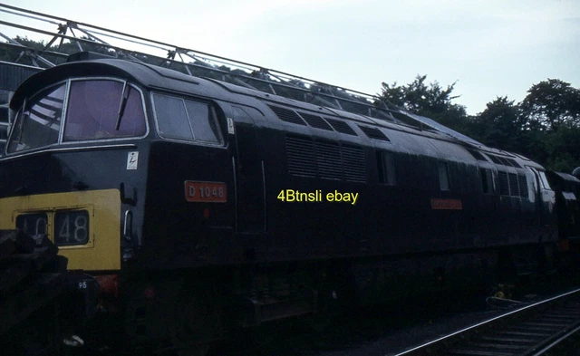 ORIGINAL 35MM SLIDE British Rail Class 52 D1048 WESTERN LADY 1970's £1. ...