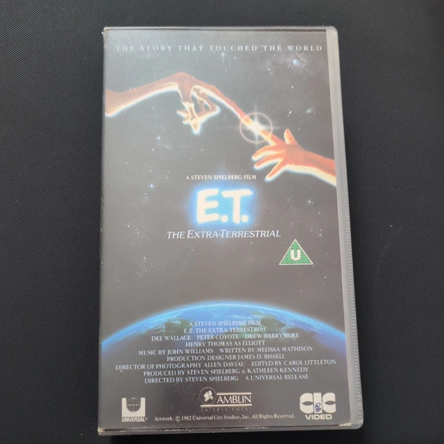 E.T. THE EXTRA Terrestrial VHS 1982 Video Cert U, CIC Video. £5.44 ...