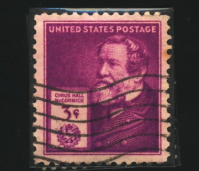 3C CYRUS MCCORMICK-MNH Single-Scott #891-Publié 1940-Célèbres ...