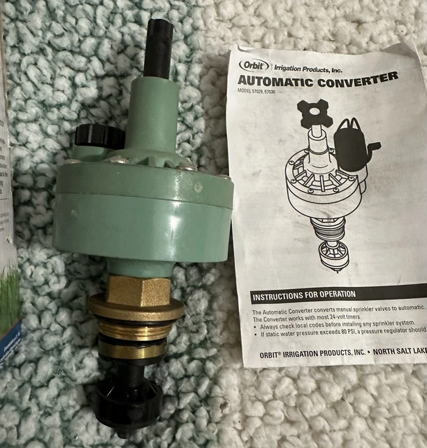 ORBIT WATER VALVE Converts 3 4 Manual Sprinkler To Automatic - 57029 £ ...