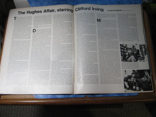 VINTAGE LIFE MAGAZINE February 4, 1972 HOWARD HUGHES AFFAIR Clifford ...