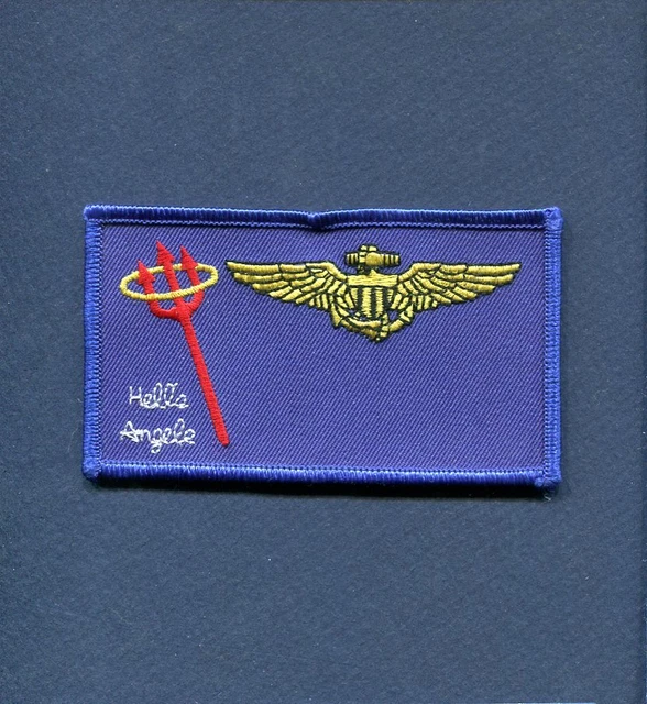VMFA-321 HELLS ANGELS F-4 PHANTOM Naval Aviator USMC Squadron Name Tag ...
