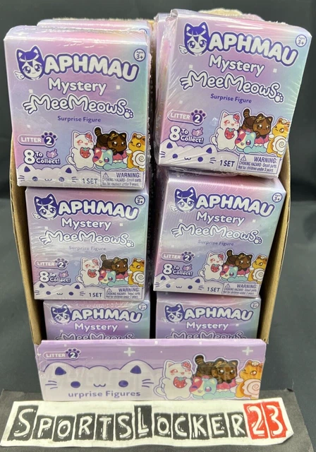 LOT OF 12 Aphmau Mystery MeeMeows LITTER 2 Surprise Figure FULL CASE ...
