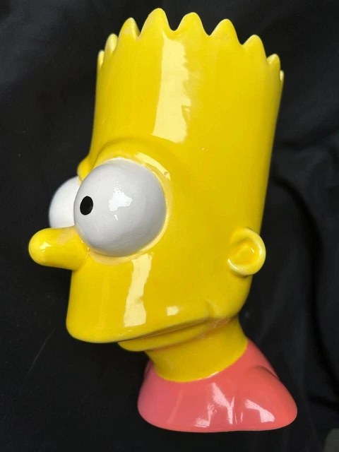 RARE THE SIMPSONS Bart Simpson Ceramic Money Box 2000 Matt Groening ...