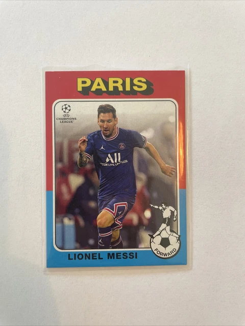 TOPPS UCL 21/22 Lionel Messi 75-14 Retro Paris EUR 1,00 - PicClick FR