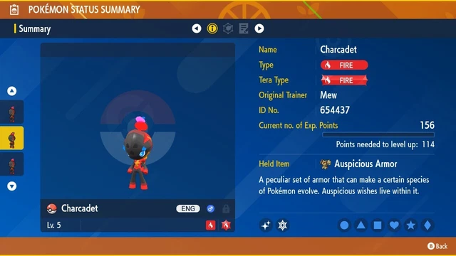 ULTRA SHINY 6IV XXXL Modest Charcadet Auspicious Armor Pokémon Scarlet ...
