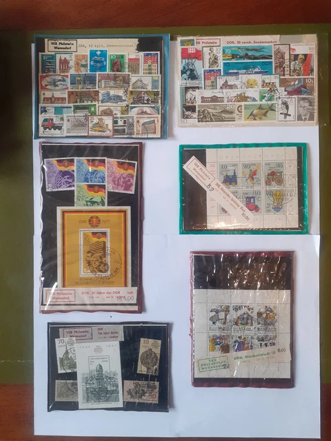 DDR BRIEFMARKEN SETS 6 Stück in OVP EUR 40,00 - PicClick DE