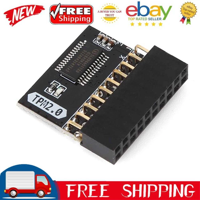 TPM 2.0 ENCRYPTION Security Module 20 Pin Motherboard Card 4 GB for ...