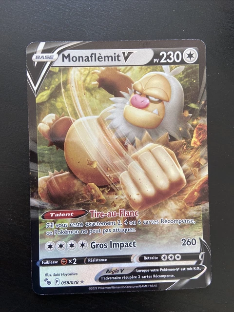 CARTE POKÉMON MONAFLÈMIT 058/078 V - EB10.5 Pokémon GO - FR NEUF EUR 2 ...
