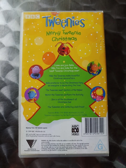 TWEENIES: MERRY TWEENIE Christmas - ABC For Kids VHS Video Tape $12.60 ...