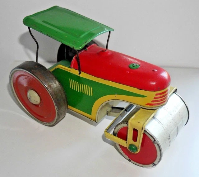 VINTAGE TINPLATE ROAD Roller Toy Made In Germany Ms Veb Brandenburg ...