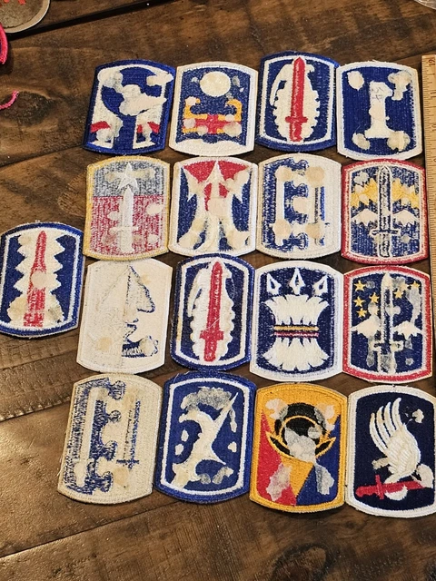 HUGE 1950S 60S US Army Vietnam Cold War Infantry Bde Edge Patch Lot L ...