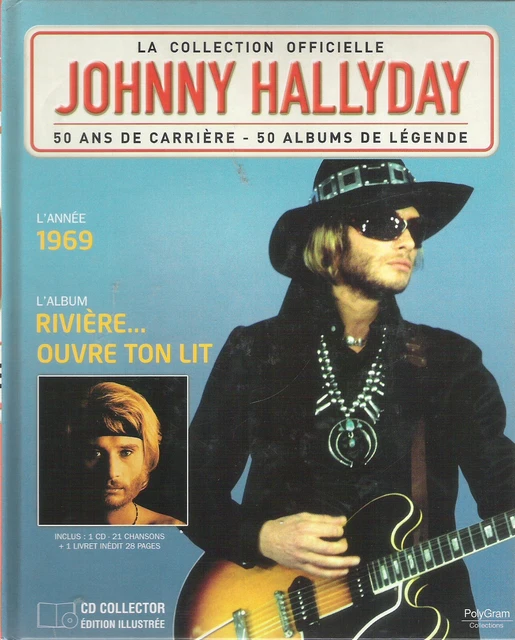 LIVRET + CD La collection officielle "Johnny Hallyday" Rivière... Ouvre ...