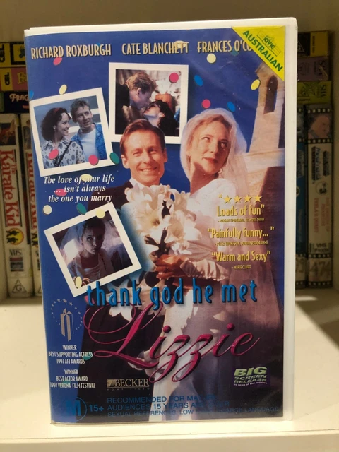 THANK GOD HE MET LIZZIE - Cate Blanchett & Richard Roxburgh - VHS $39. ...