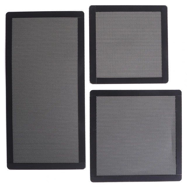 PC CASE DUST Filter Mesh Black PVC Cooling Fan Computer Guard Cover ...