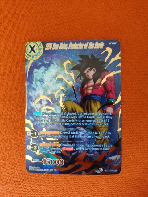 DBS TCG - BT11-034 SPR - SS4 Son Goku, Protector of the Earth (1st Edition) *NM* EUR 18,00 ...