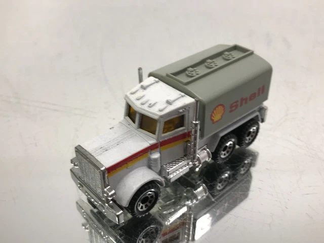 MATCHBOX MACAU PETERBILT SHELL TANK TRUCK -WHITE 3inch- GOOD - 370 EUR ...