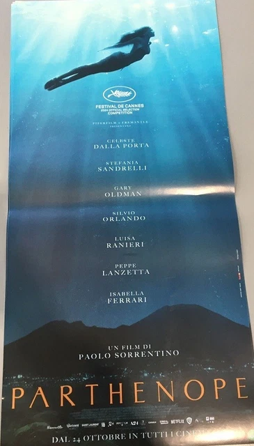 PARTHENOPE (2024) DI Paolo Sorrentino Locandina originale cm. 33x70 EUR ...