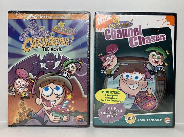 LOT OF 2 The Fairly OddParents: Channel Chasers & Abra-Catastrophe! DVD ...