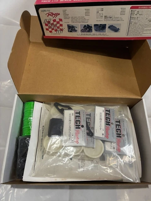 HR-4 ROSSO TECH Racing 1/10 Electric Racing Car 4WD Tech Racing 4-wheel ...